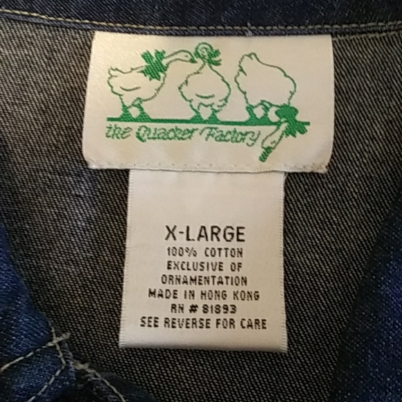 Quacker Factory | Jackets & Coats | Quacker Factory Denim Jacket With ...